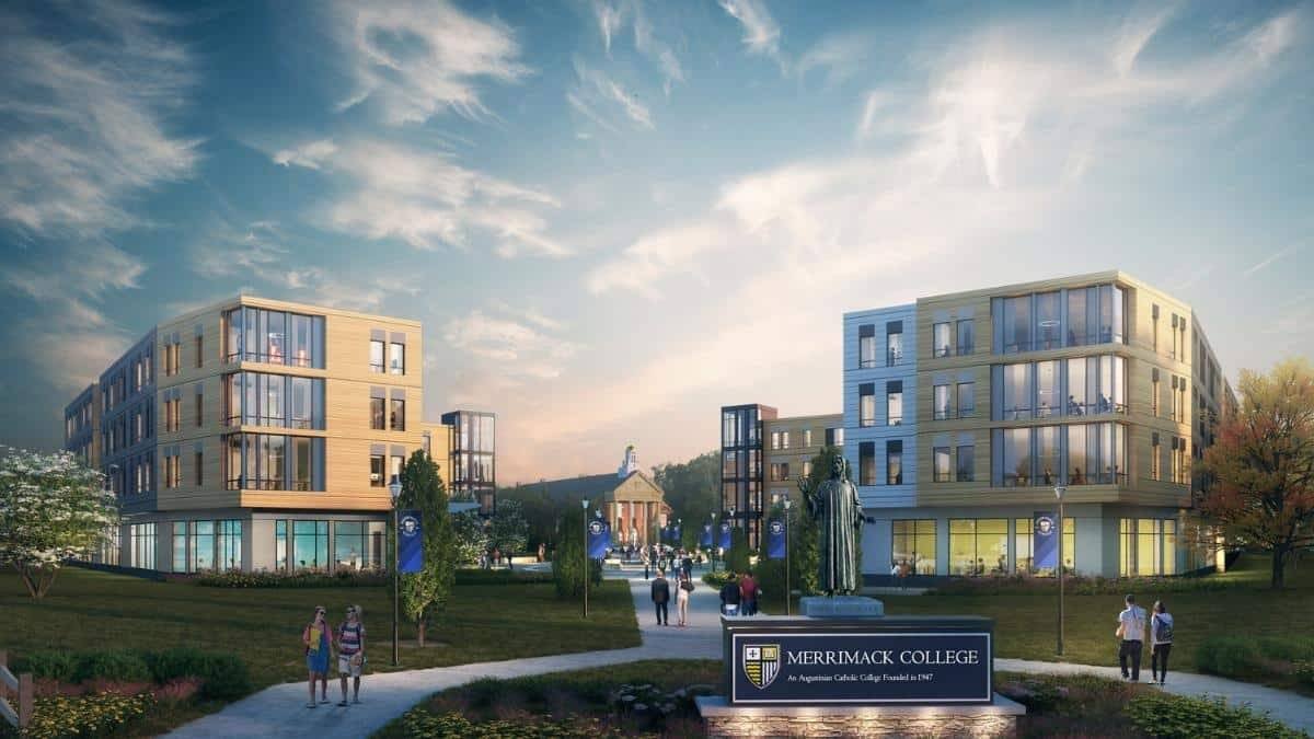 Merrimack College Student Housing Tops Out 540-Bed Campus Expansion - H ...